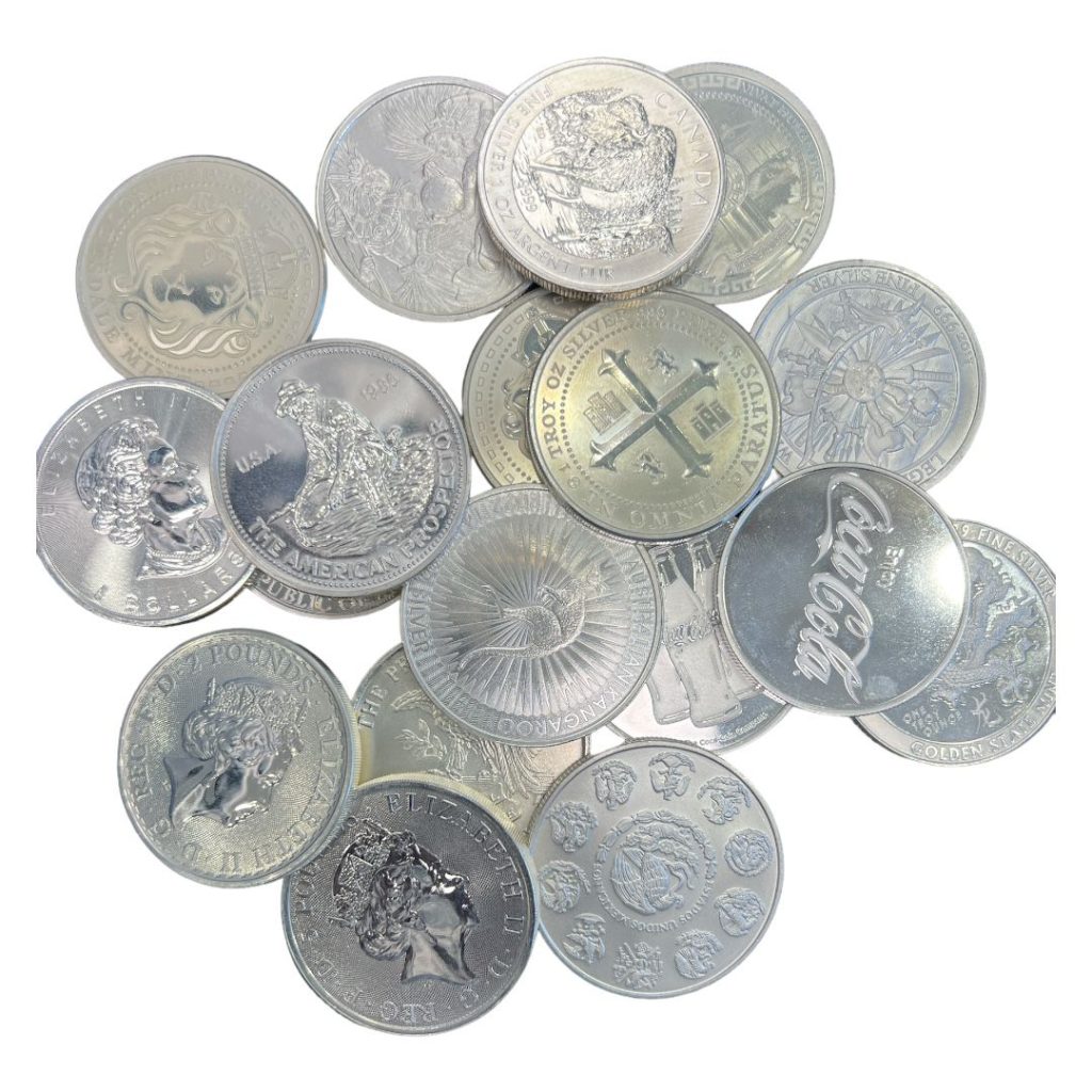 1 oz Silver Coin - Random Mint - Circulated AA Gold Traders